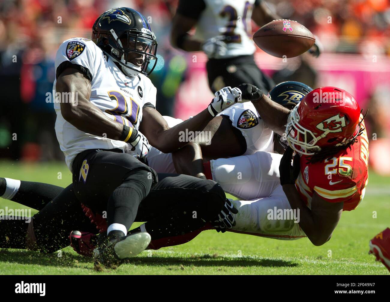 Baltimore Ravens sécurité renforcée Bernard Pollard (31) et Baltimore ...