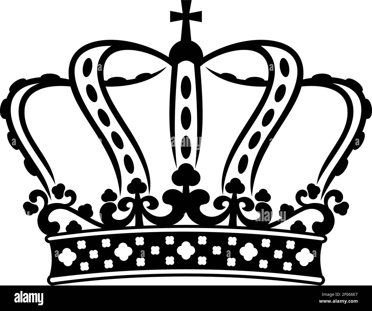 Symbole de la couronne Banque d'images vectorielles - Alamy