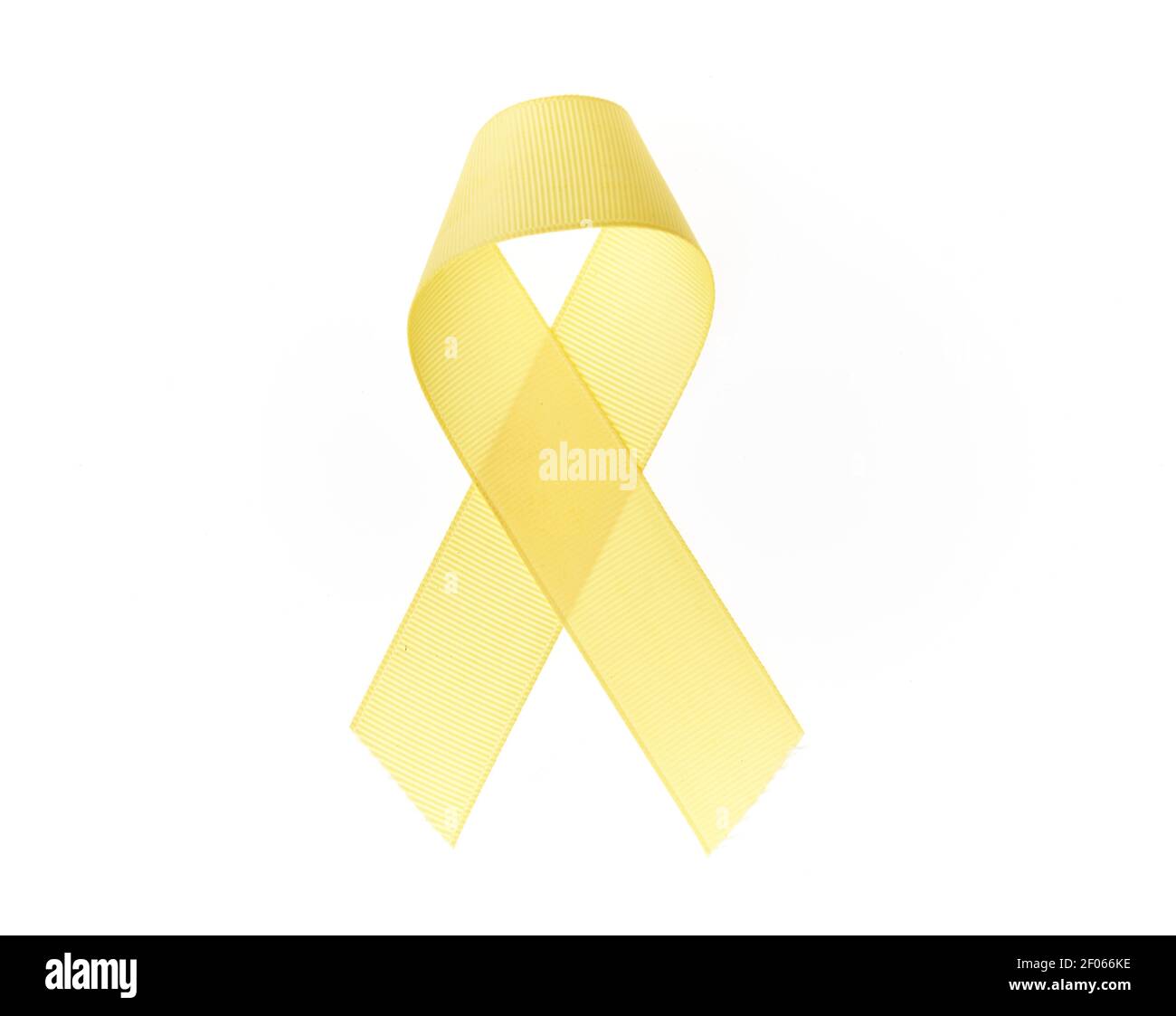Symbole image sensibilisation ruban jaune Banque d'images détourées - Alamy