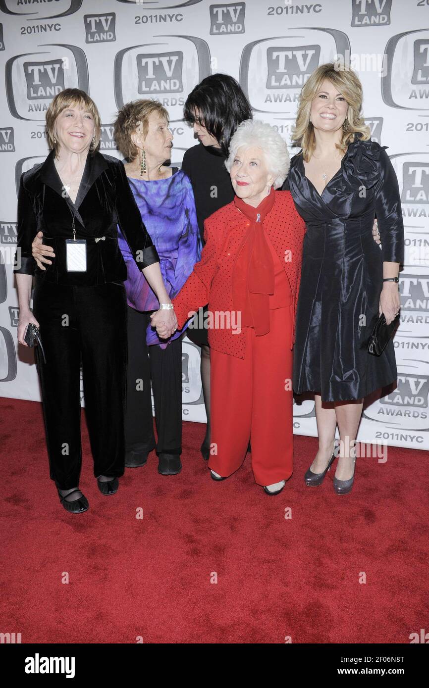 10 avril 2011 - (G-D) Geri Jewell, Cloris Leachman, Nancy McKeon ...