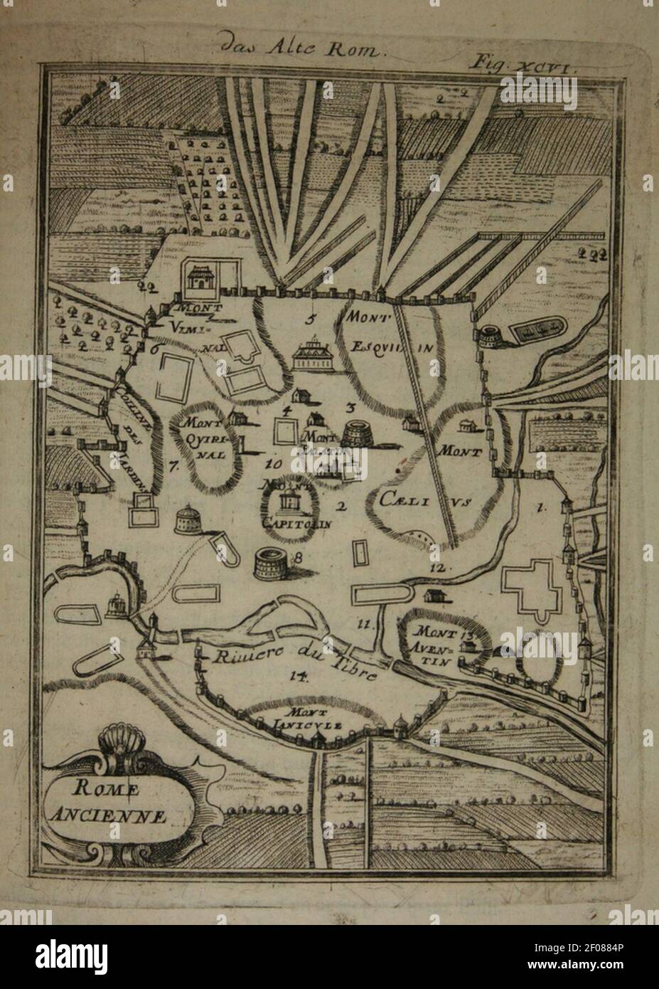 Plan de la rome antique Banque de photographies et d’images à haute ...