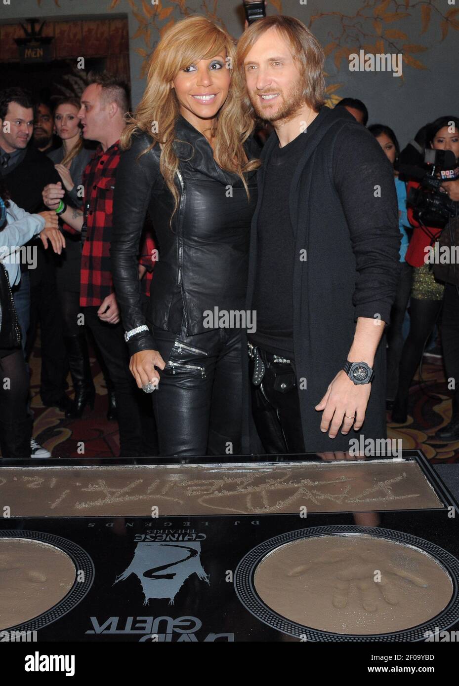 David Guetta et sa femme Cathy. 3 décembre 2011, Hollywood, Californie ...