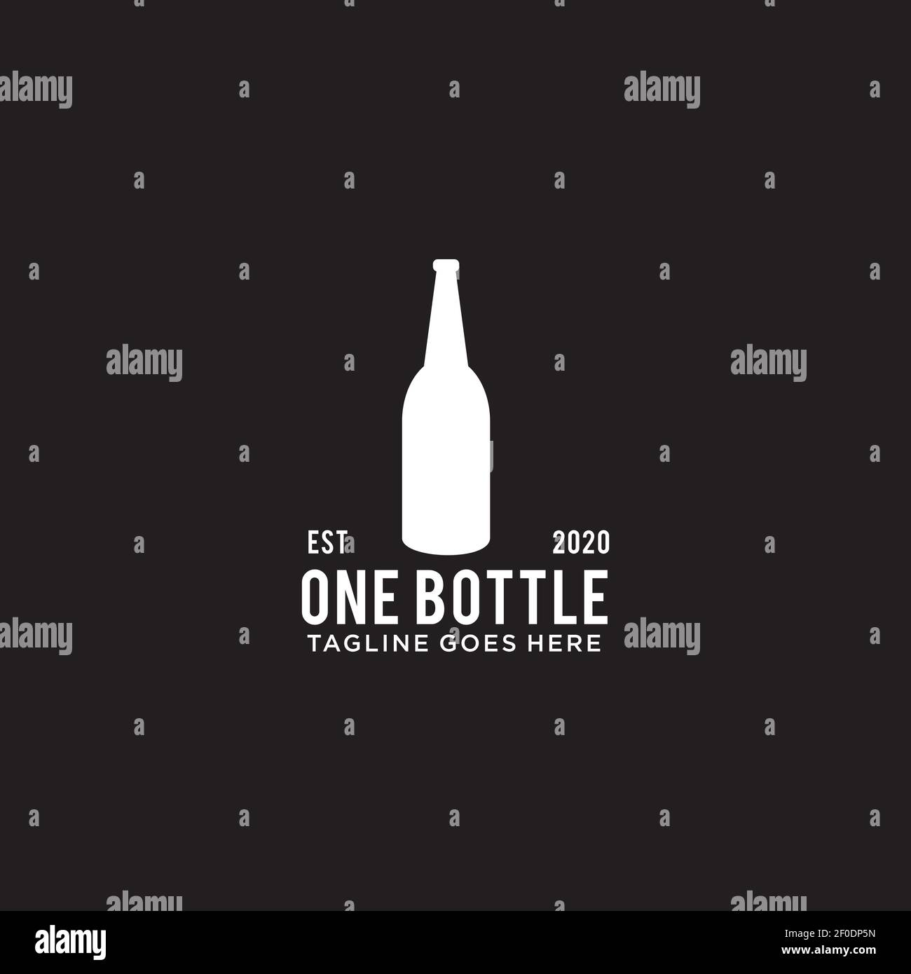 Logo de la bouteille Banque d'images vectorielles - Page 2 - Alamy