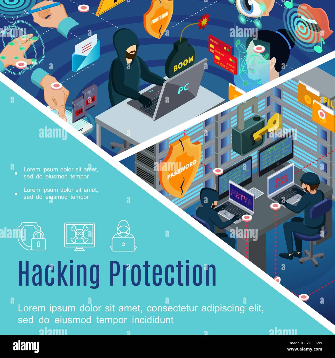 Modèle de sécurité et de protection contre le piratage avec ...