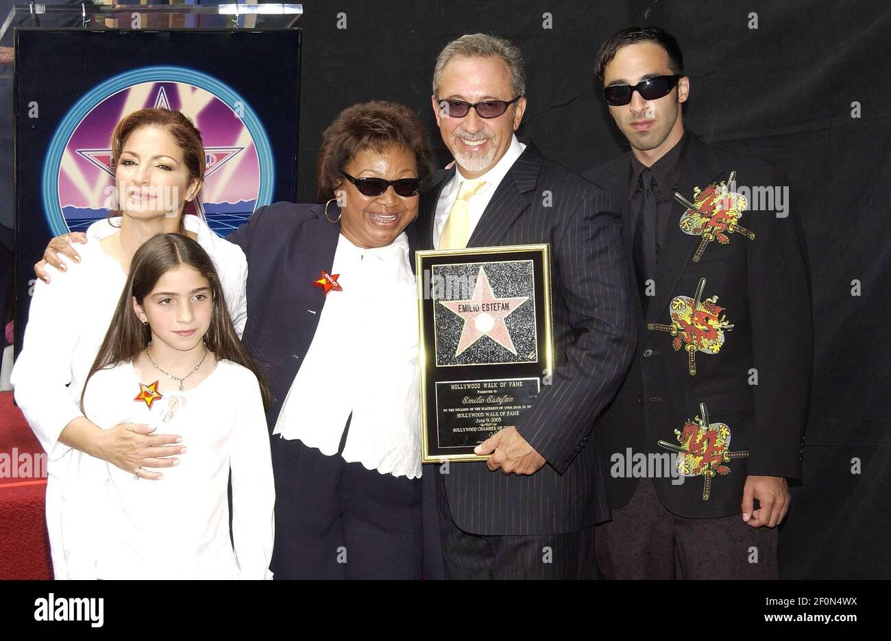 9 juin 2005 - Hollywood, Californie - Emilio Estefan, Gloria Estefan ...