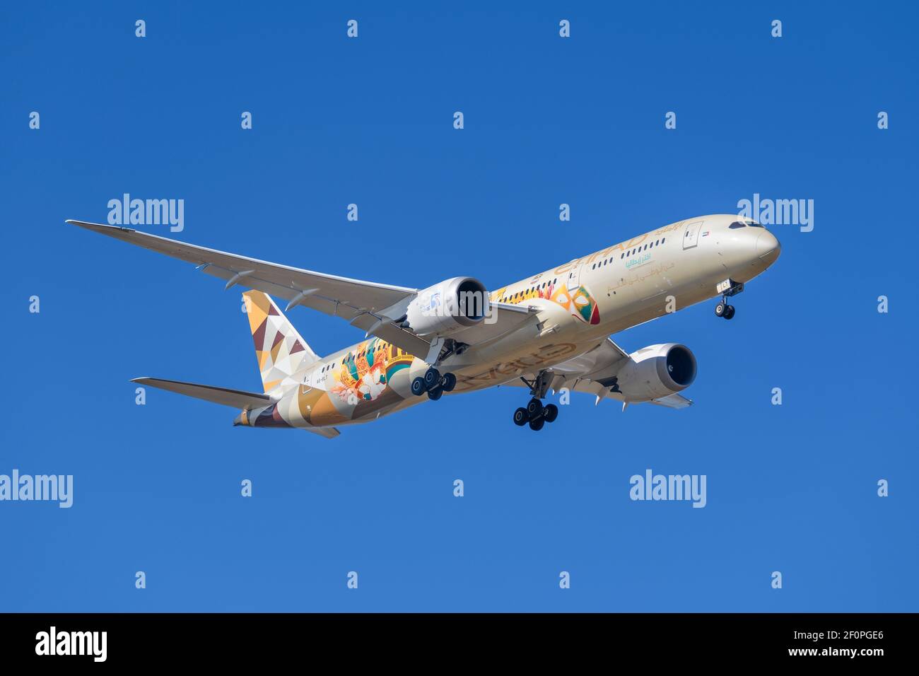 Etihad airways boeing 787 dreamliner Banque de photographies et d ...