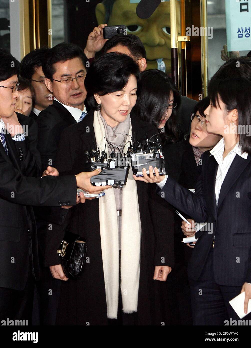 2 avril 2008 - Séoul, Corée du Sud - Corée du Sud Hong Ra-hee, 63year ...