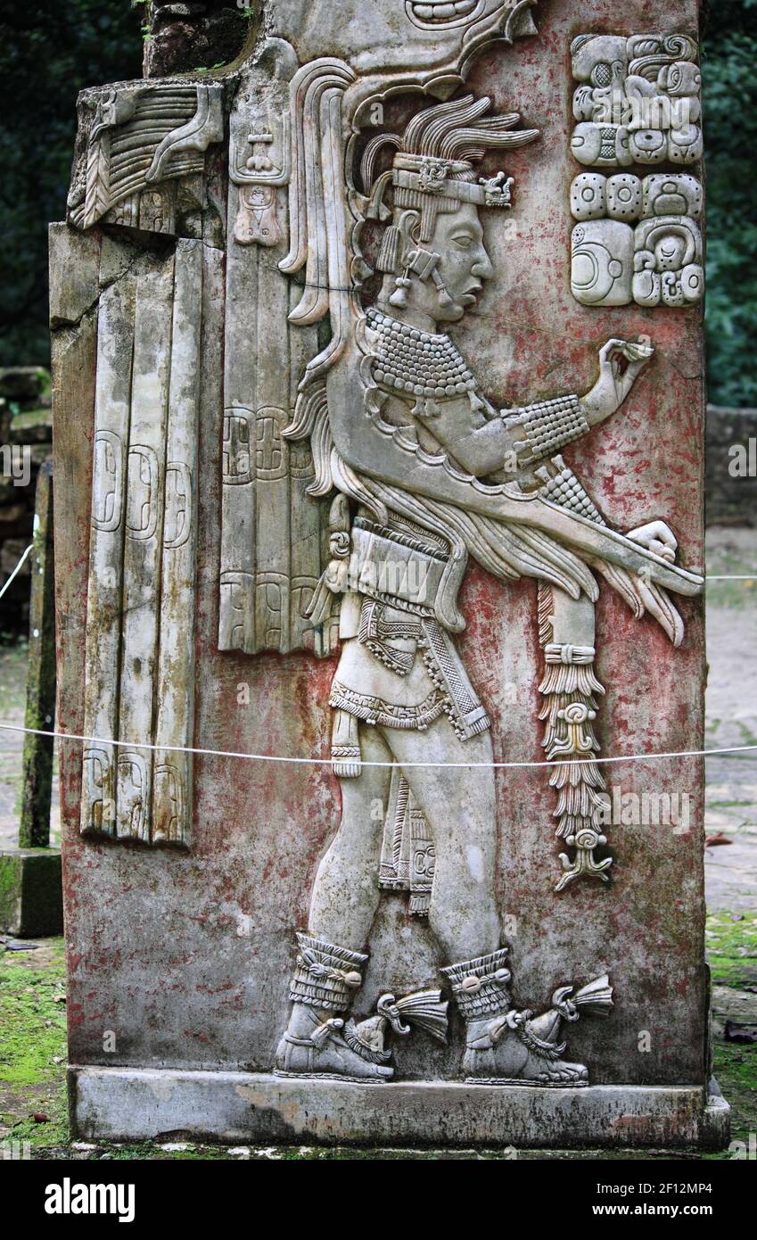 Bas relief maya Banque de photographies et d’images à haute résolution ...