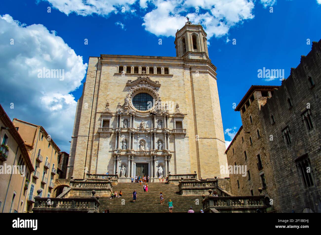 Girona cathedral Banque de photographies et d’images à haute résolution ...