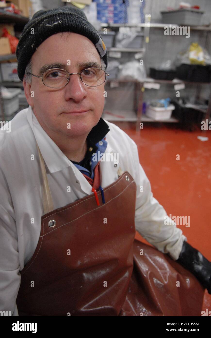 Tim Lauer, directeur général de Coastal Seafoods, est installé dans une ...