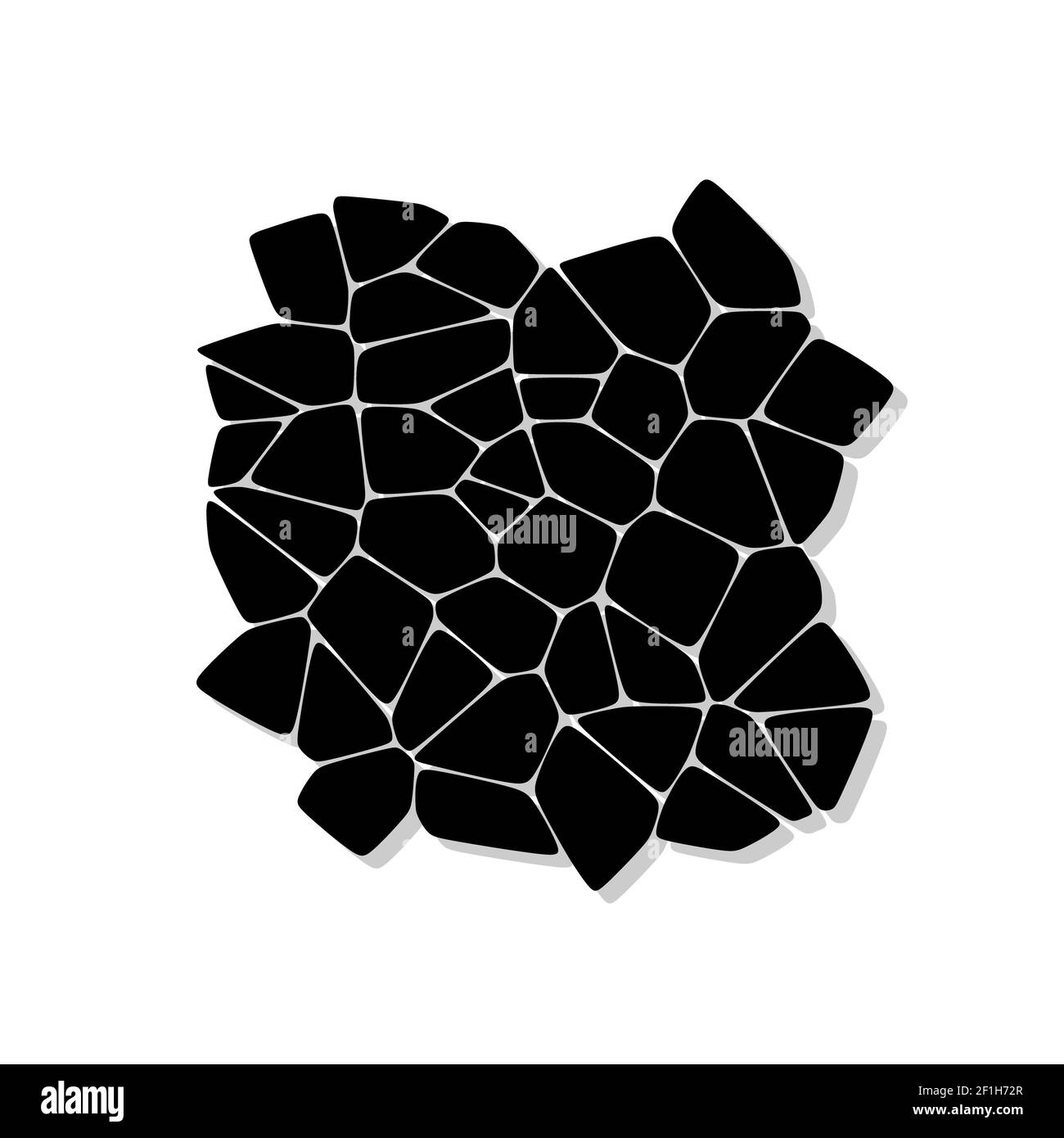 Illustration de la texture des pierres, mur de pierre historique ...