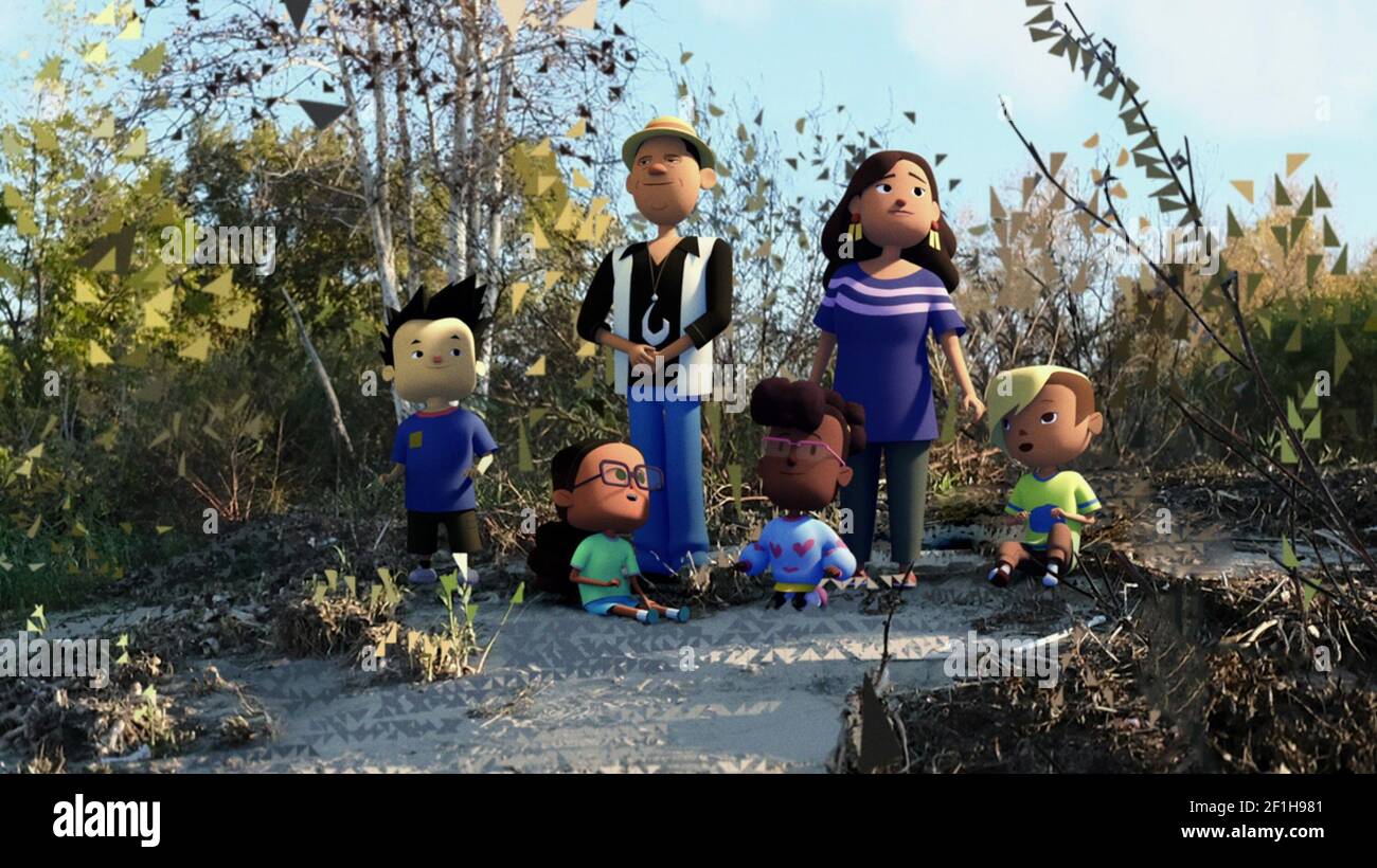 VILLE DES FANTÔMES, en bas à gauche: Peter (voix: Michael Ren), Zelda ...