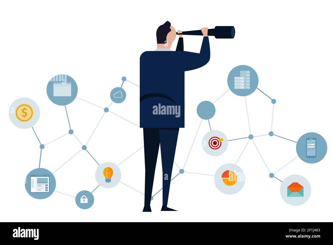 Vision future icon Banque de photographies et d’images à haute ...