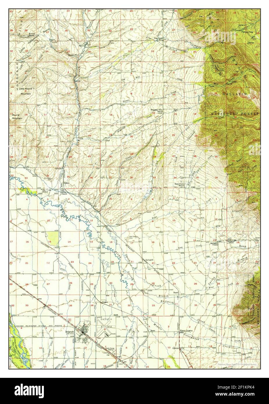 Ancienne carte de belgrade Banque d'images détourées - Alamy