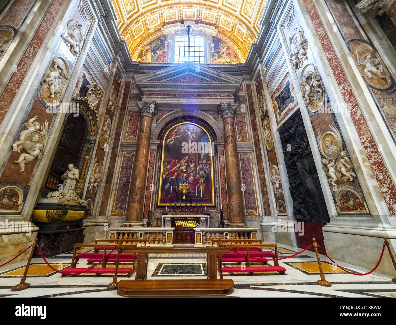Chapelle de la présentation de la Vierge Marie - peinture représentant ...