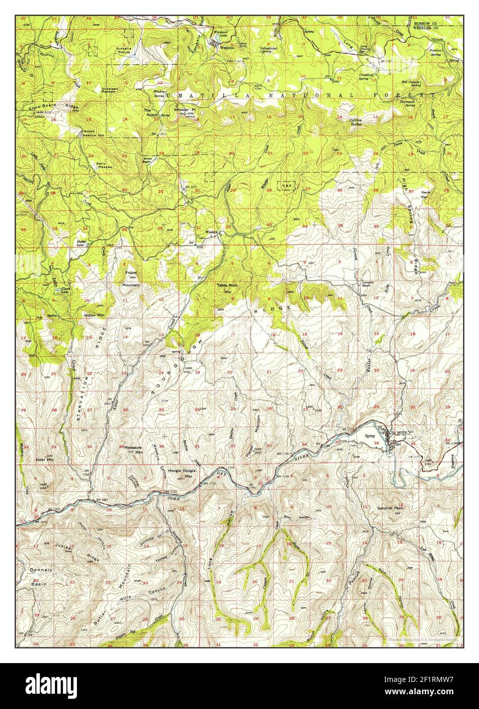 Carte de spray oregon Banque de photographies et d’images à haute ...