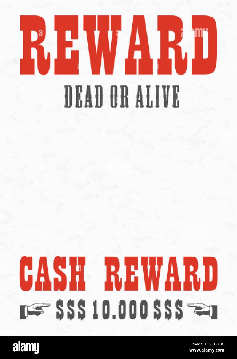 Parchemin vierge western Banque d'images détourées - Alamy