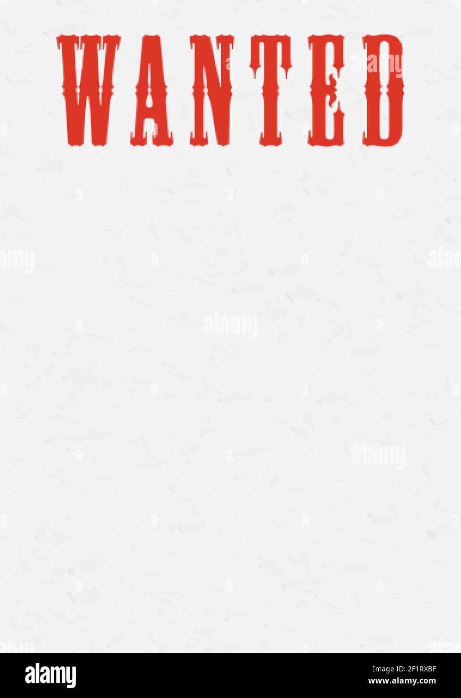 Parchemin vierge western Banque d'images vectorielles - Alamy