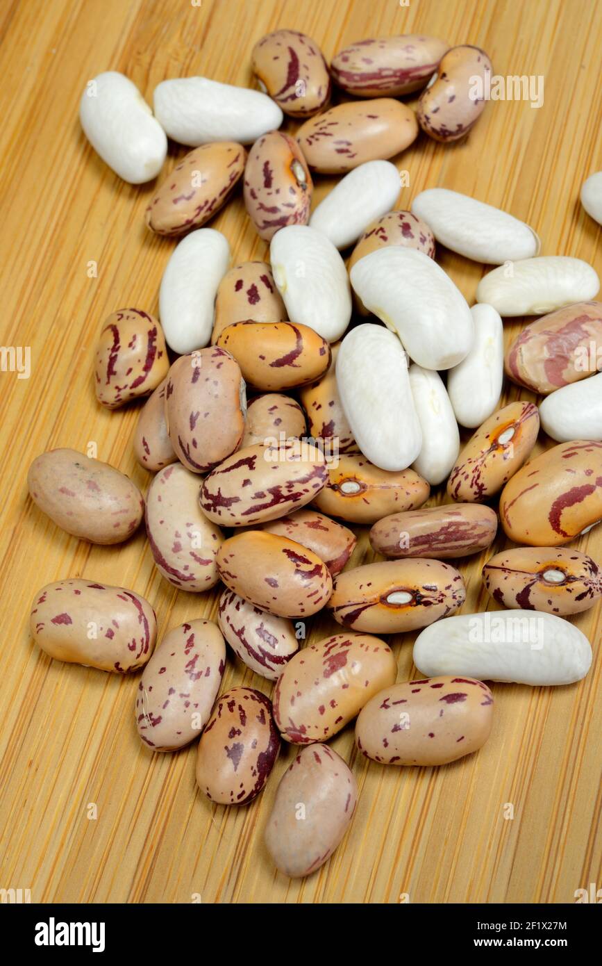 Haricots rouges et blancs Banque de photographies et d’images à haute ...