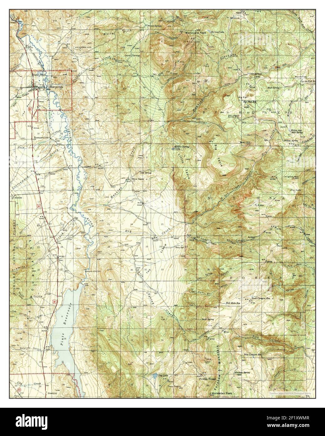 Carte de marysvale utah Banque de photographies et d’images à haute ...