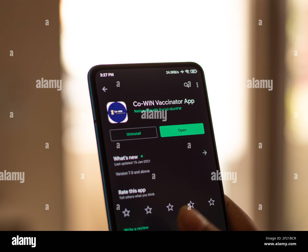Logo de cowin Banque de photographies et d’images à haute résolution ...