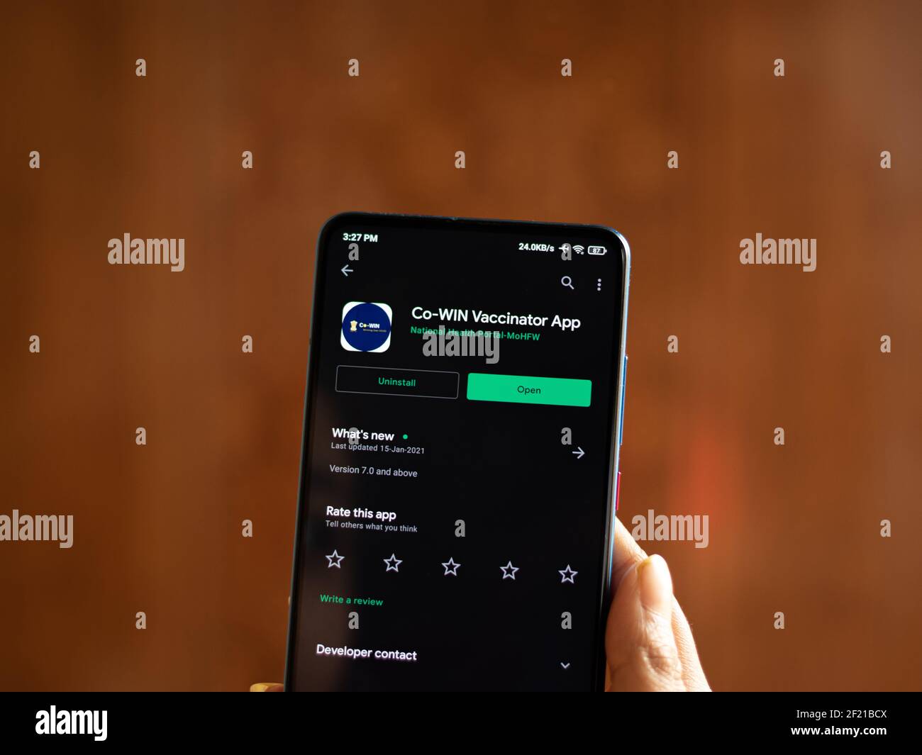 Logo de cowin Banque de photographies et d’images à haute résolution ...