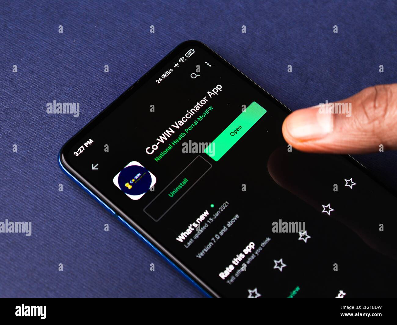Logo de cowin Banque de photographies et d’images à haute résolution ...