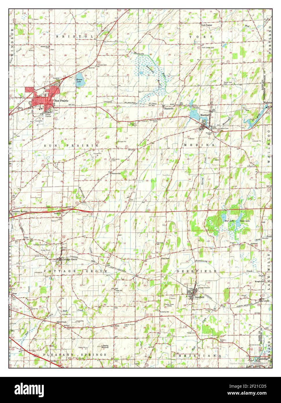 Carte du wisconsin des prairies du soleil Banque d'images détourées - Alamy