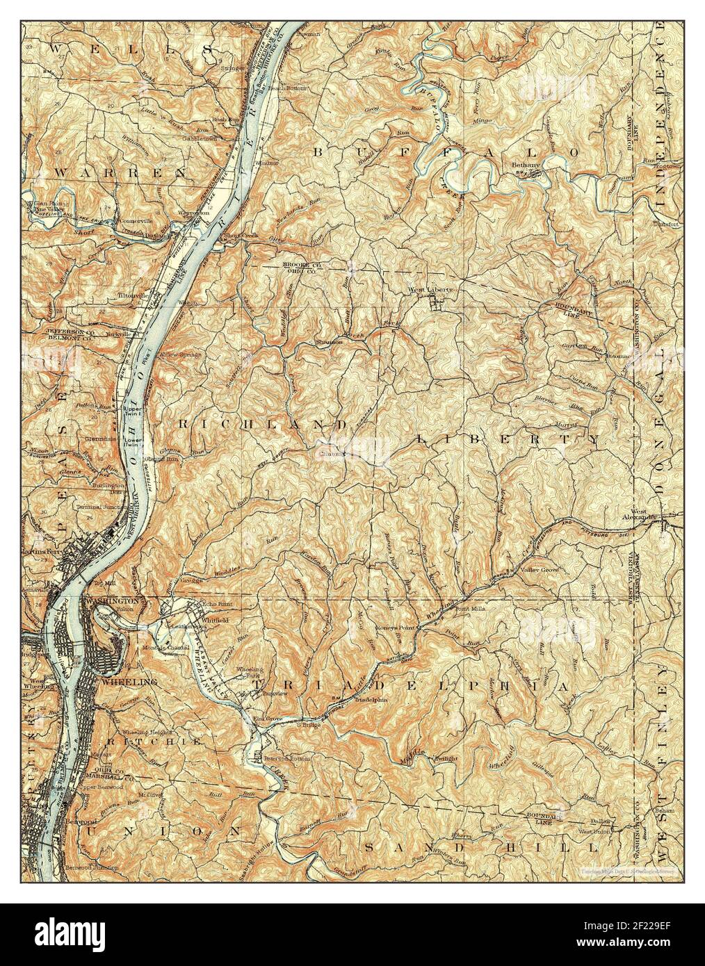 Carte de la virginie sur roues Banque de photographies et d’images à ...