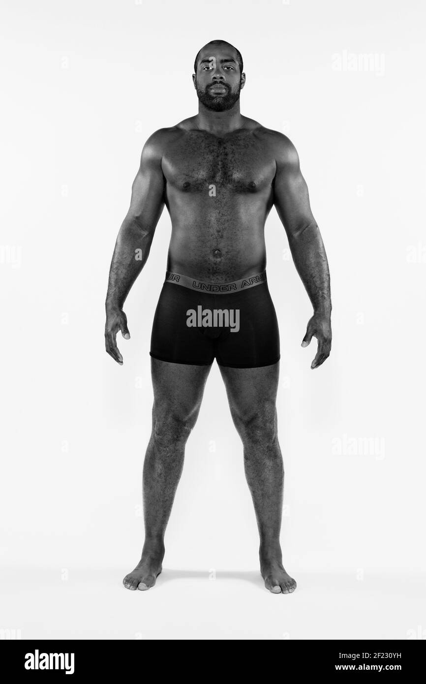 Teddy riner judo Banque d'images noir et blanc - Alamy