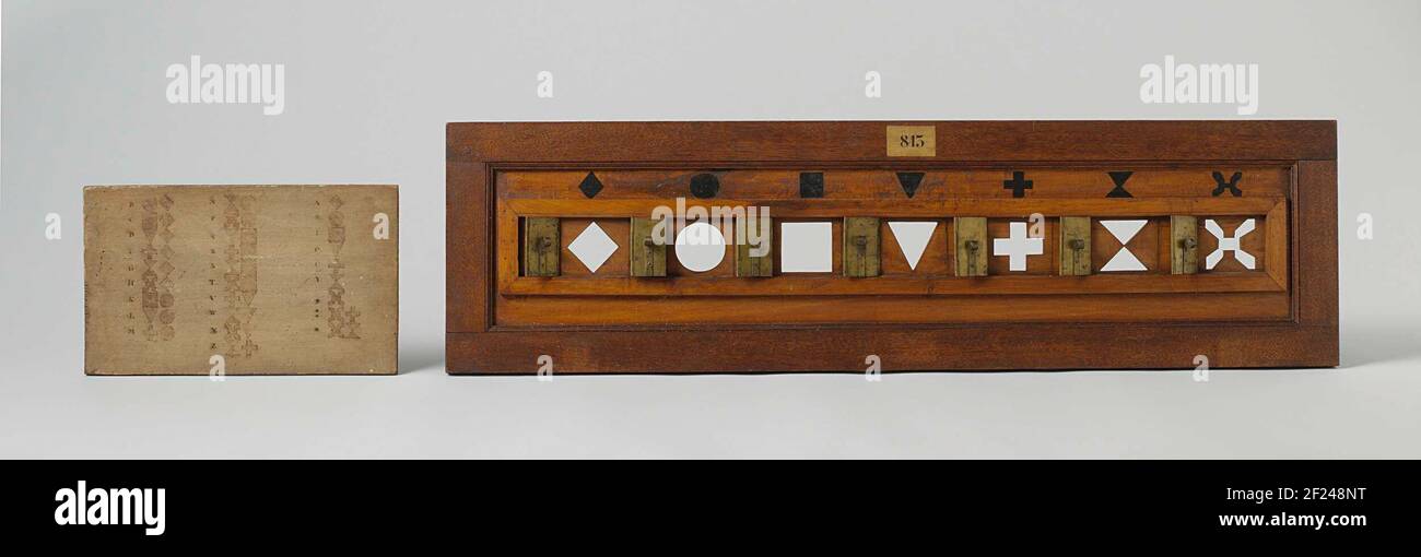 Modèle d'un télégraphe optique. Modèle d'un télégraphe optique avec ...