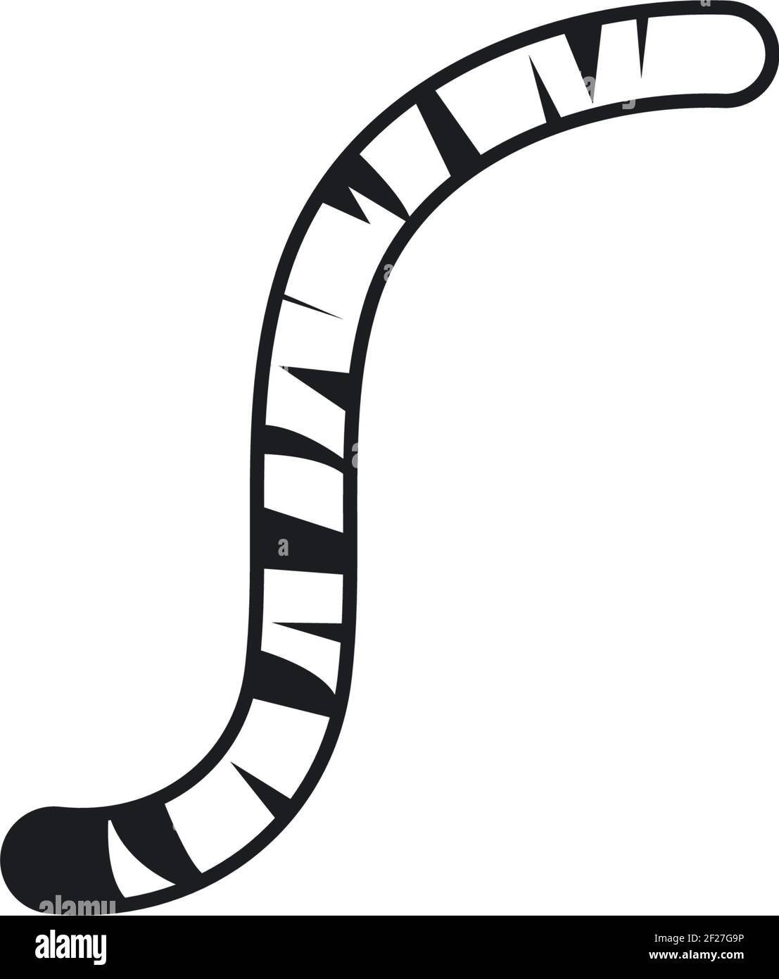 Queue de tigre Banque d'images vectorielles - Alamy