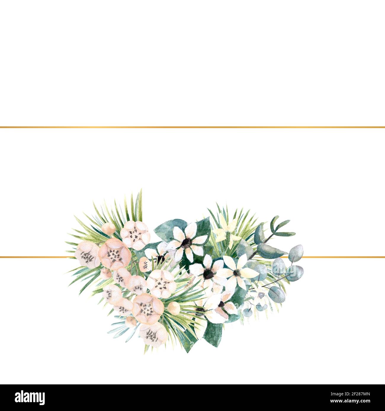 Cadre rectangulaire fleur Banque d'images détourées - Alamy