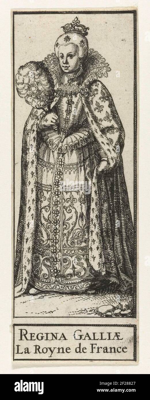 Portrait d'une reine de France; Regina Galliae / la Royne de France ...