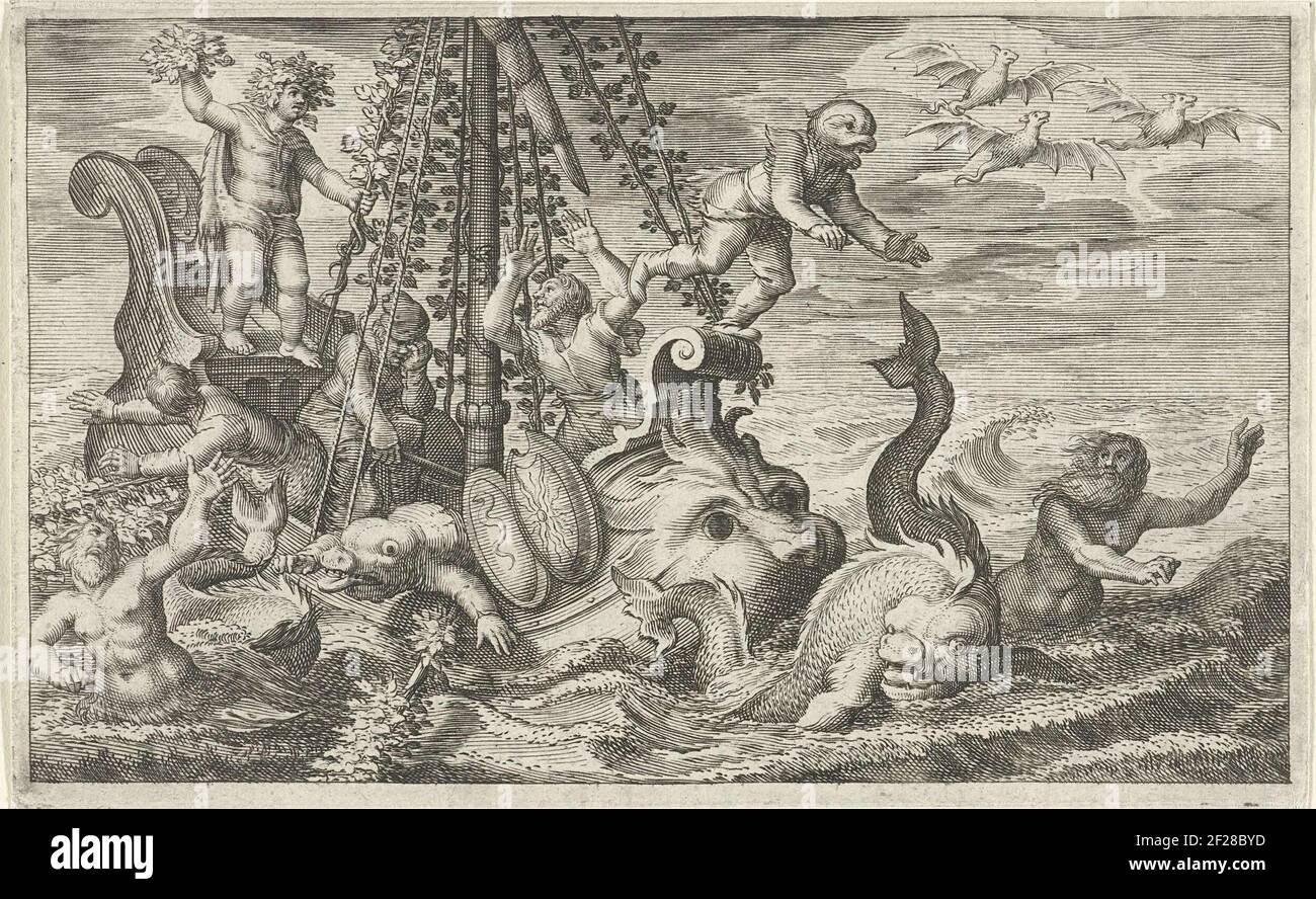 Bacchus change les pirates thyrrhéniens par lesquels il a été enlevé ...