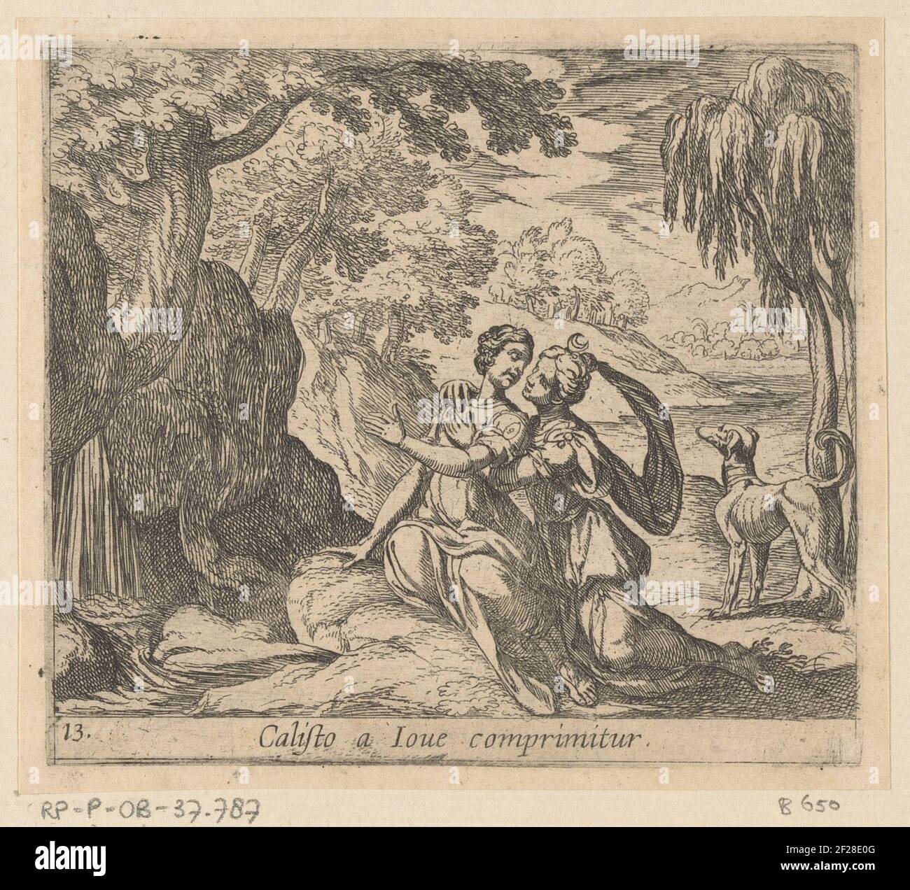 Jupiter et Callisto; Calisto a Iove comprimitur; Metamorphoséon Sive ...