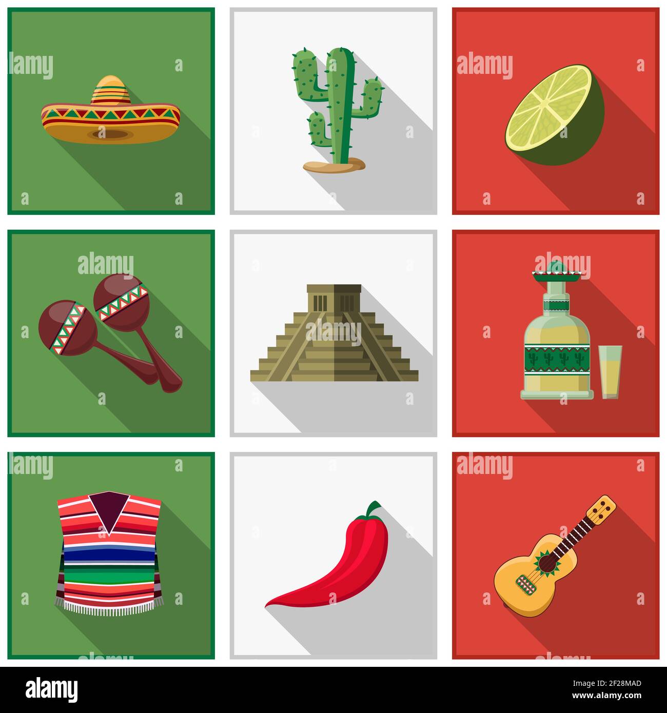 Símbolos patrios de mexico Banque d'images vectorielles - Alamy