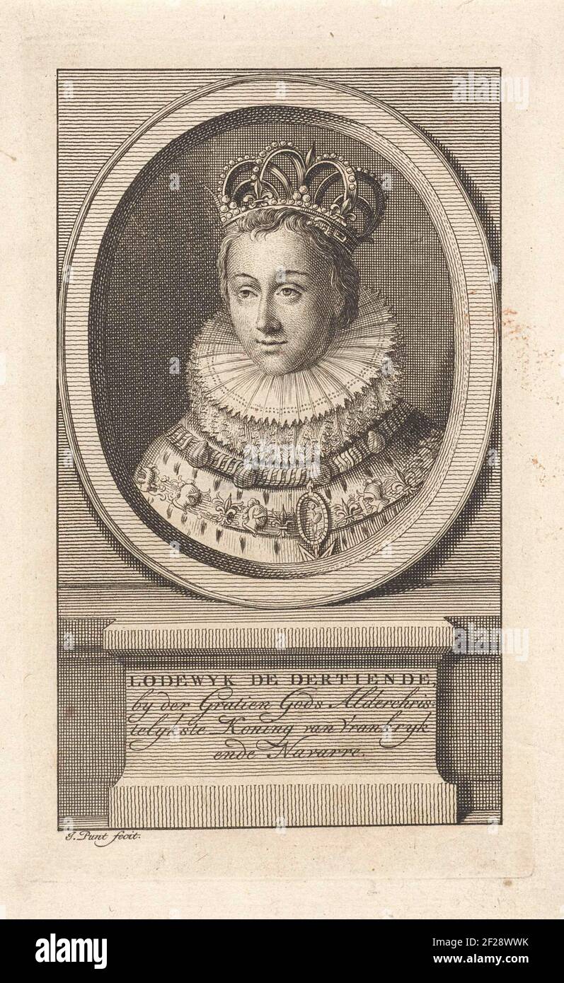 Portrait de Louis XIII, roi de France. Portrait de Louis XIII, roi de ...