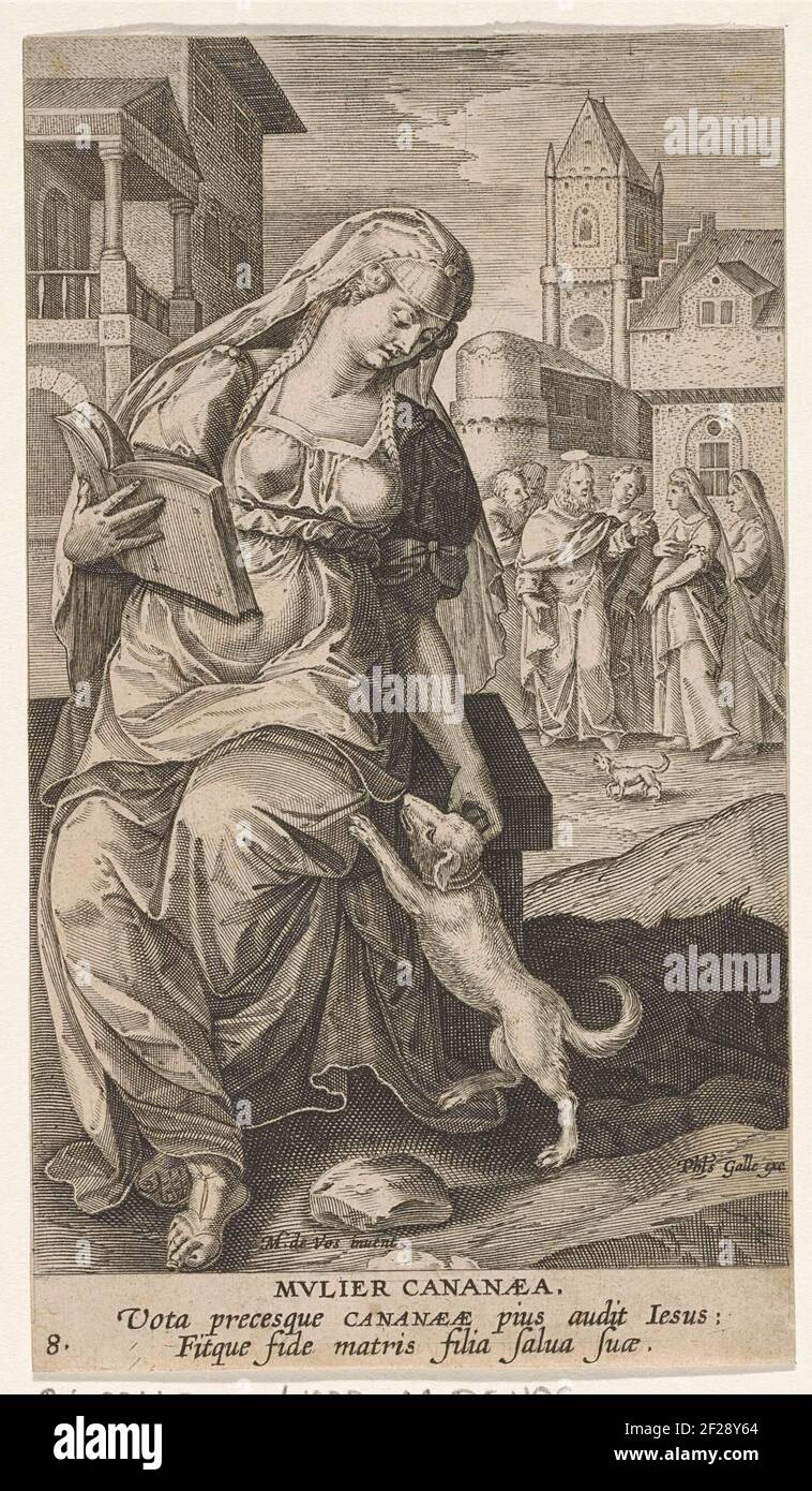 Kanaänitische vrouw; Mvlier Cananaea; Beroemde vrouwen uit het Nieuwe ...