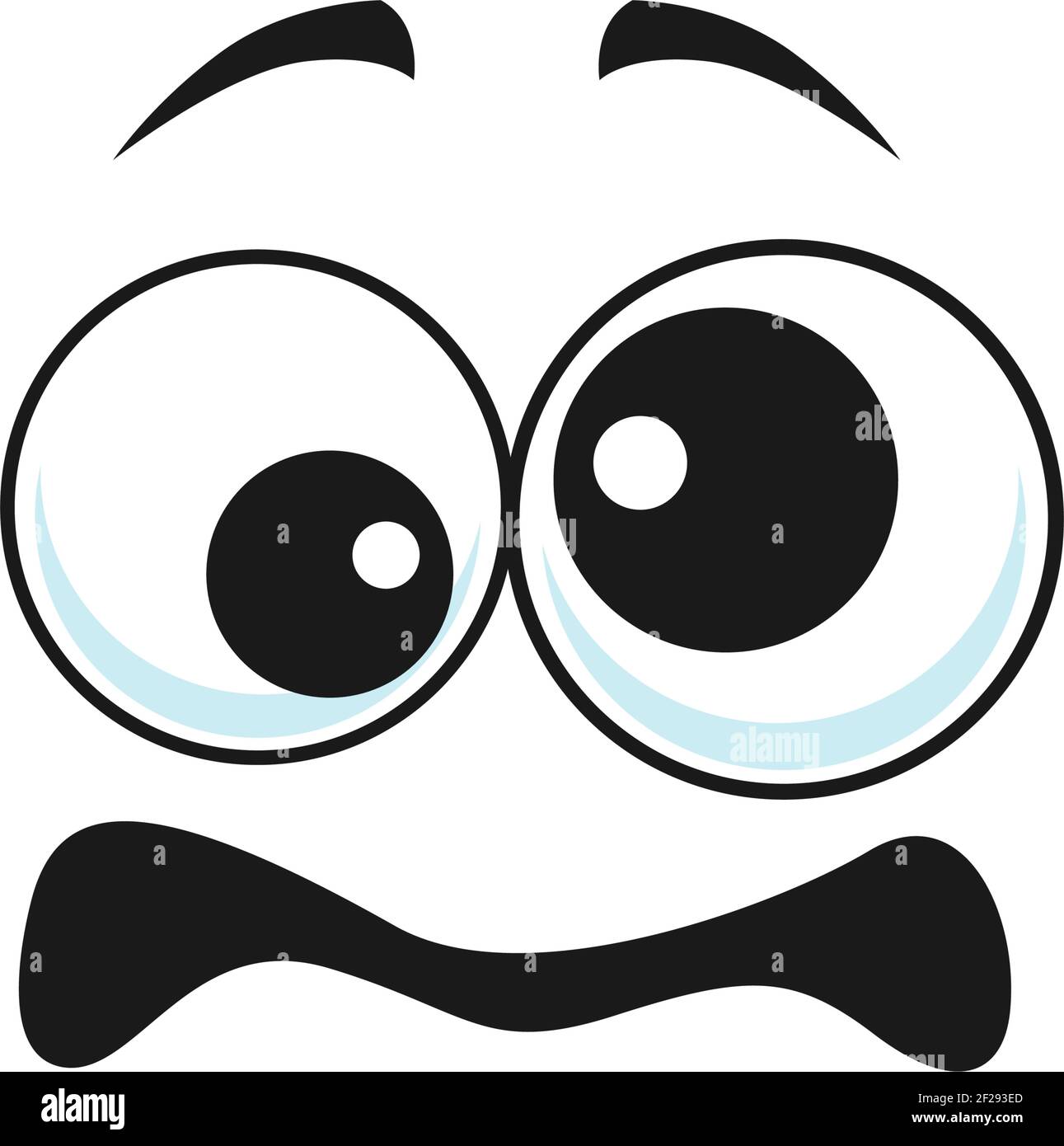 Confused emoji Banque d'images vectorielles - Alamy