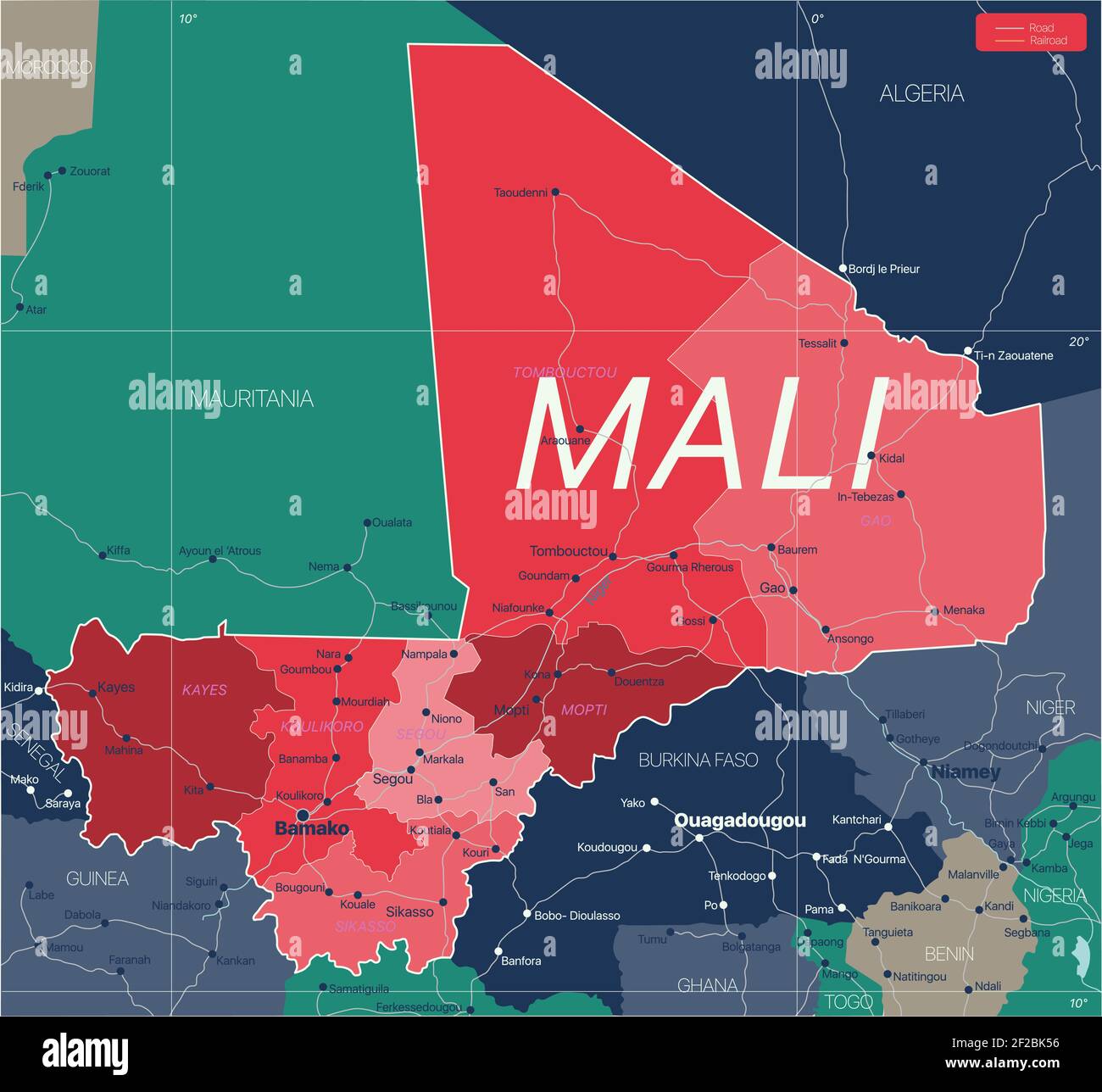 Sahel mali Banque d'images vectorielles - Alamy