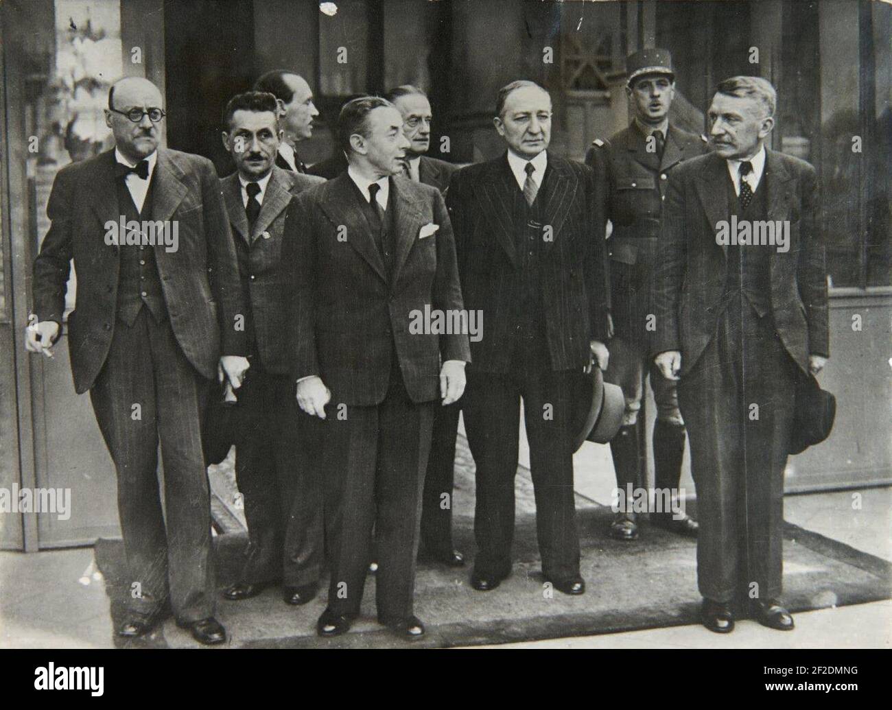 Portrait officiel du gouvernement de Paul Reynaud Photo Stock - Alamy