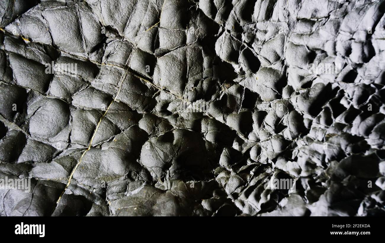 Texture de roche noire Banque de photographies et d’images à haute ...