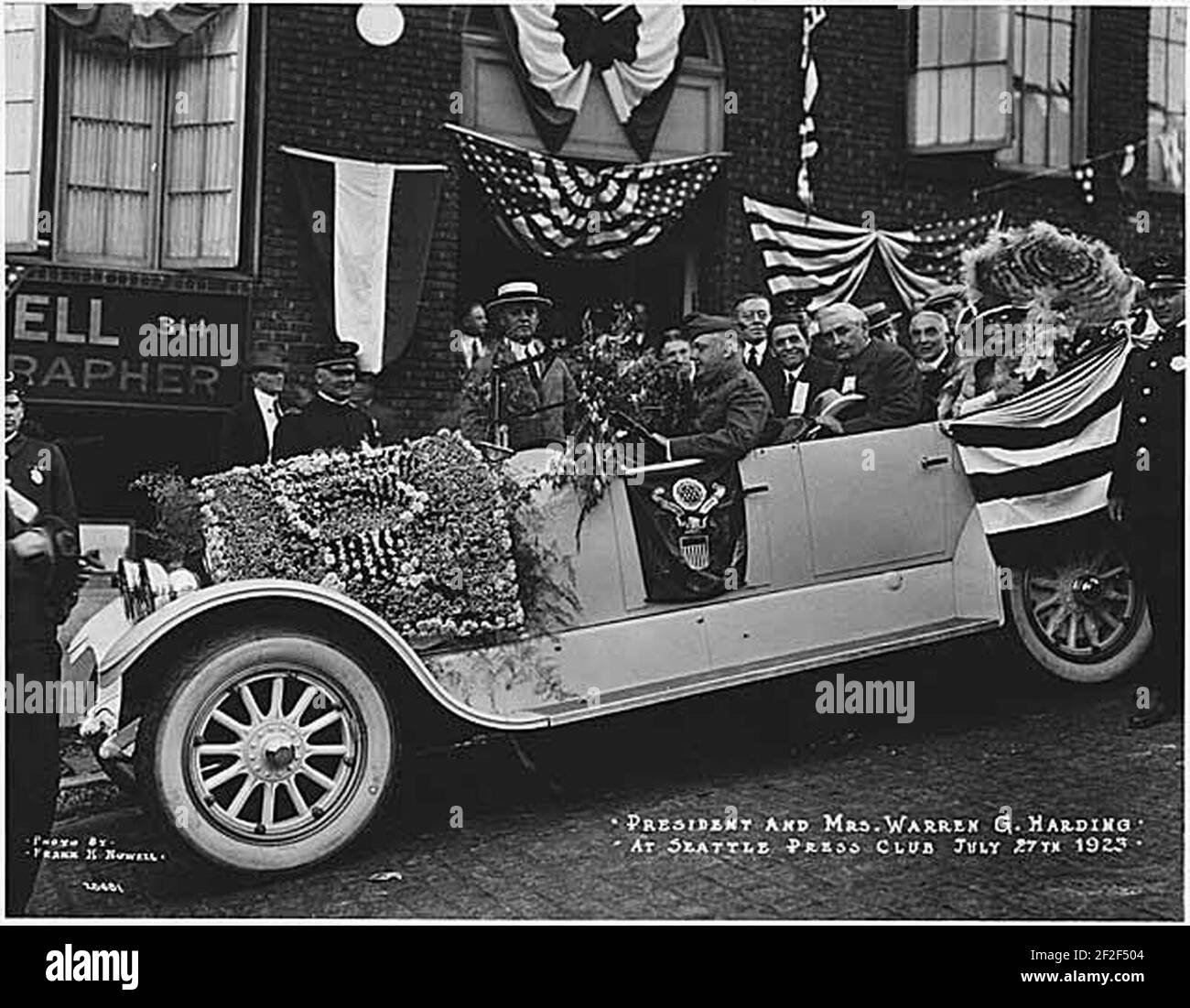 Warren harding and wife florence Banque de photographies et d’images à ...