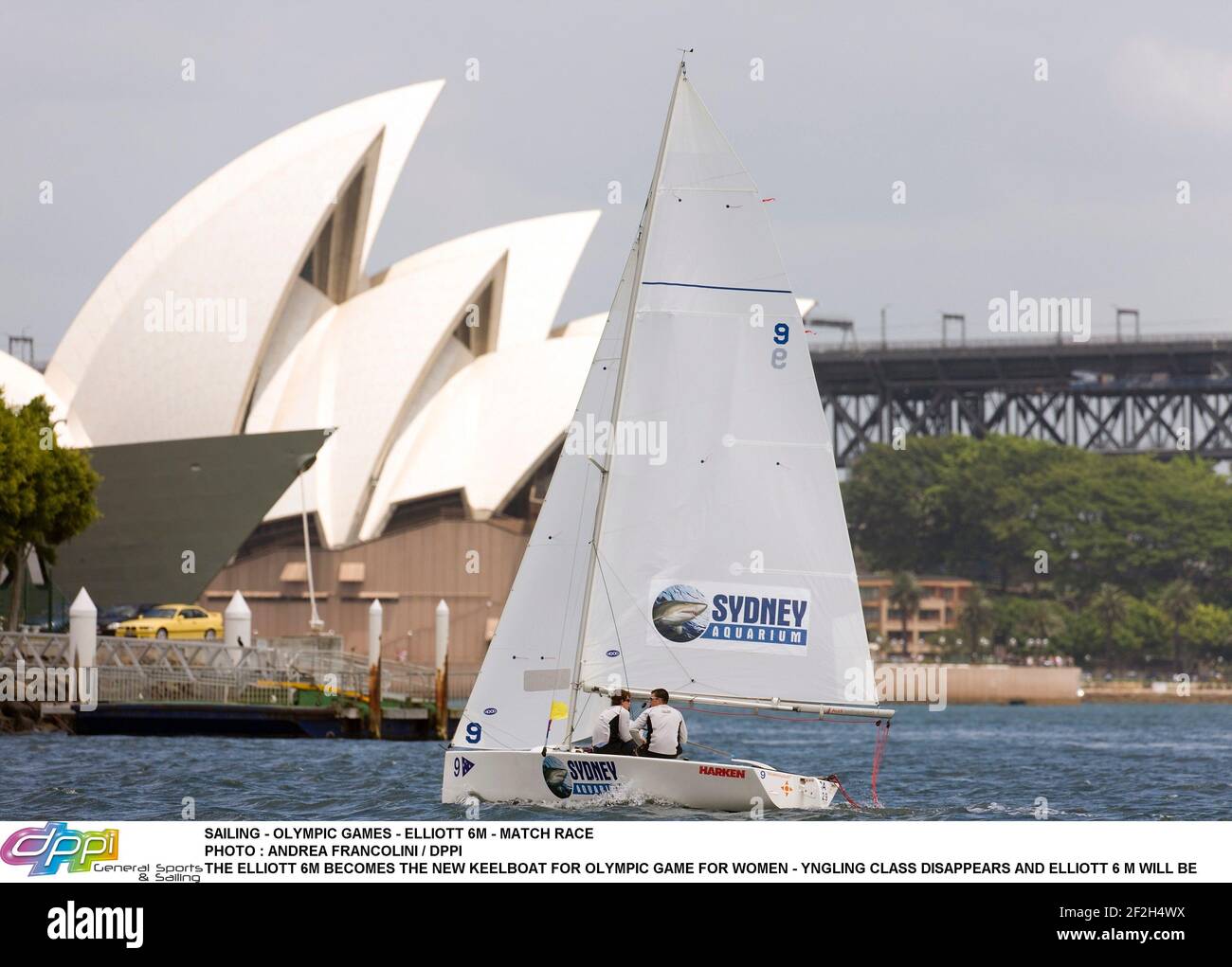 VOILE - JEUX OLYMPIQUES - ELLIOTT 6M - MATCH PHOTO DE COURSE : ANDREA ...