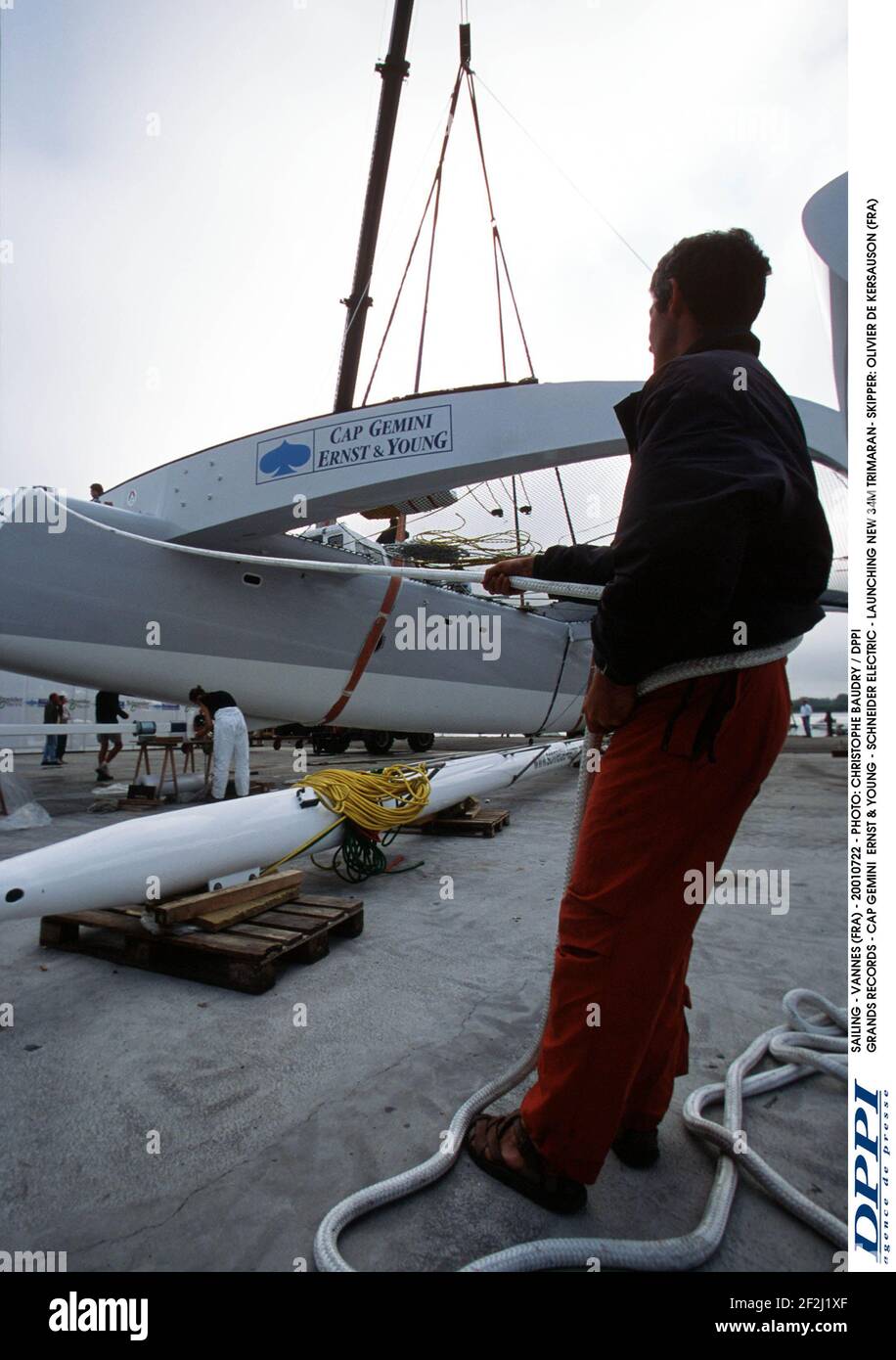 VOILE - VANNES (FRA) - 20010722 - PHOTO: CHRISTOPHE BAUDRY / DPPI ...