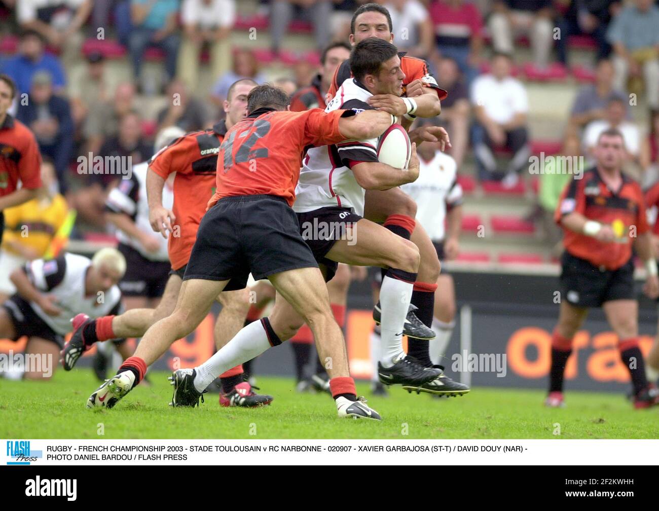 RUGBY - CHAMPIONNAT DE FRANCE 2003 - STADE TOULOUSAIN / RC NARBONNE ...