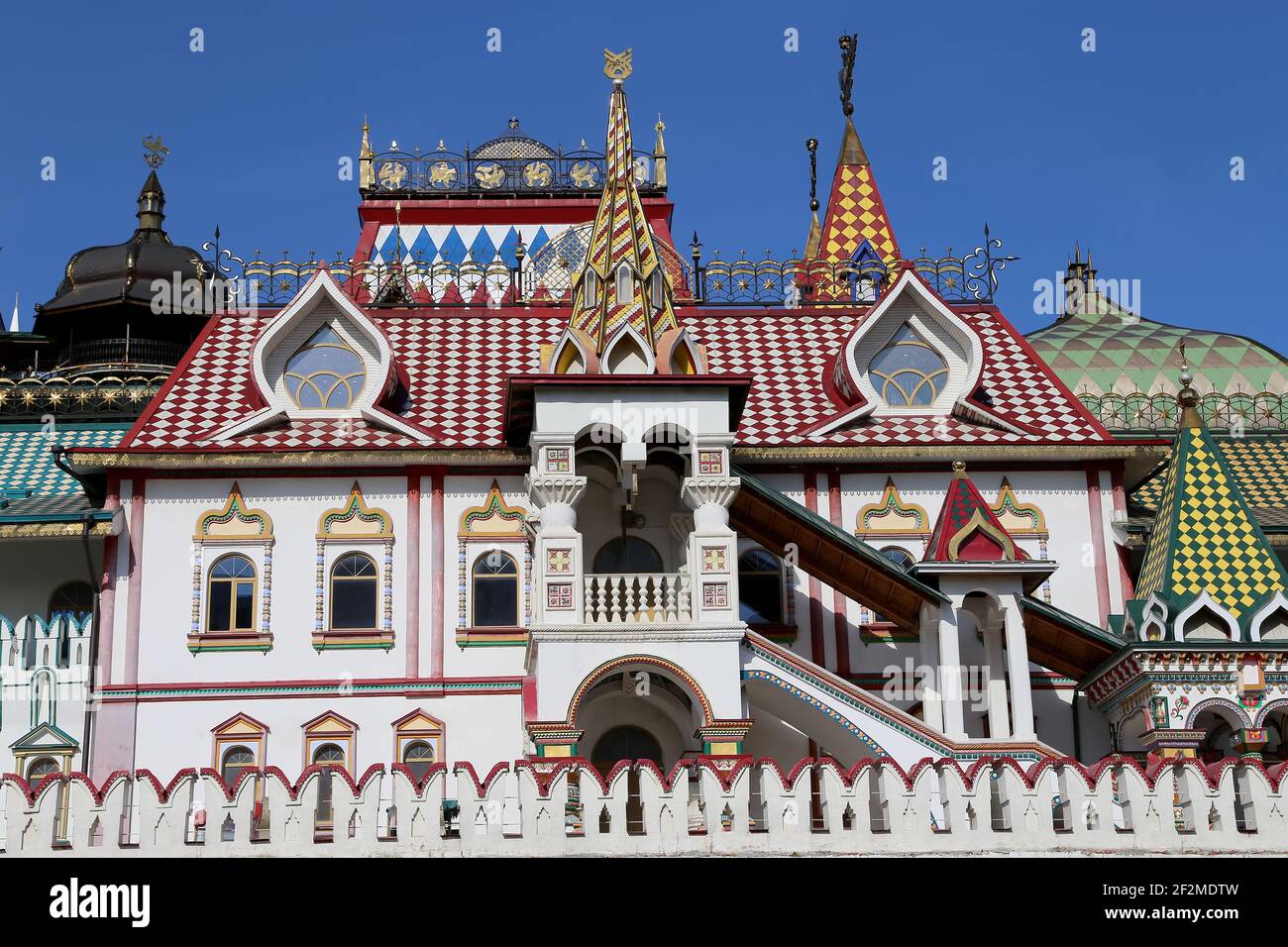 Izmailovsky Kremlin (Kremlin à Izmailovo), Moscou, Russie -- est l'un ...