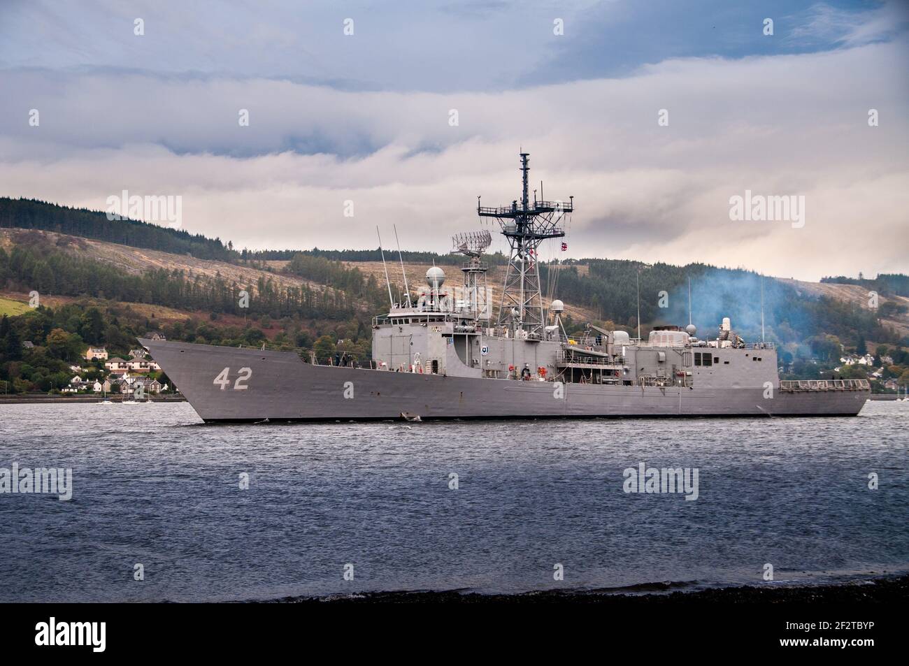 Oliver hazard perry class frigate Banque de photographies et d’images à ...