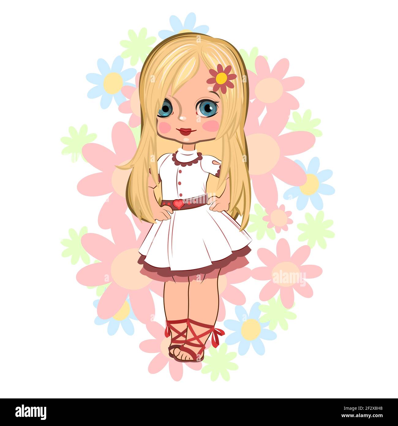 Dessin De Petite Fille Mignonne